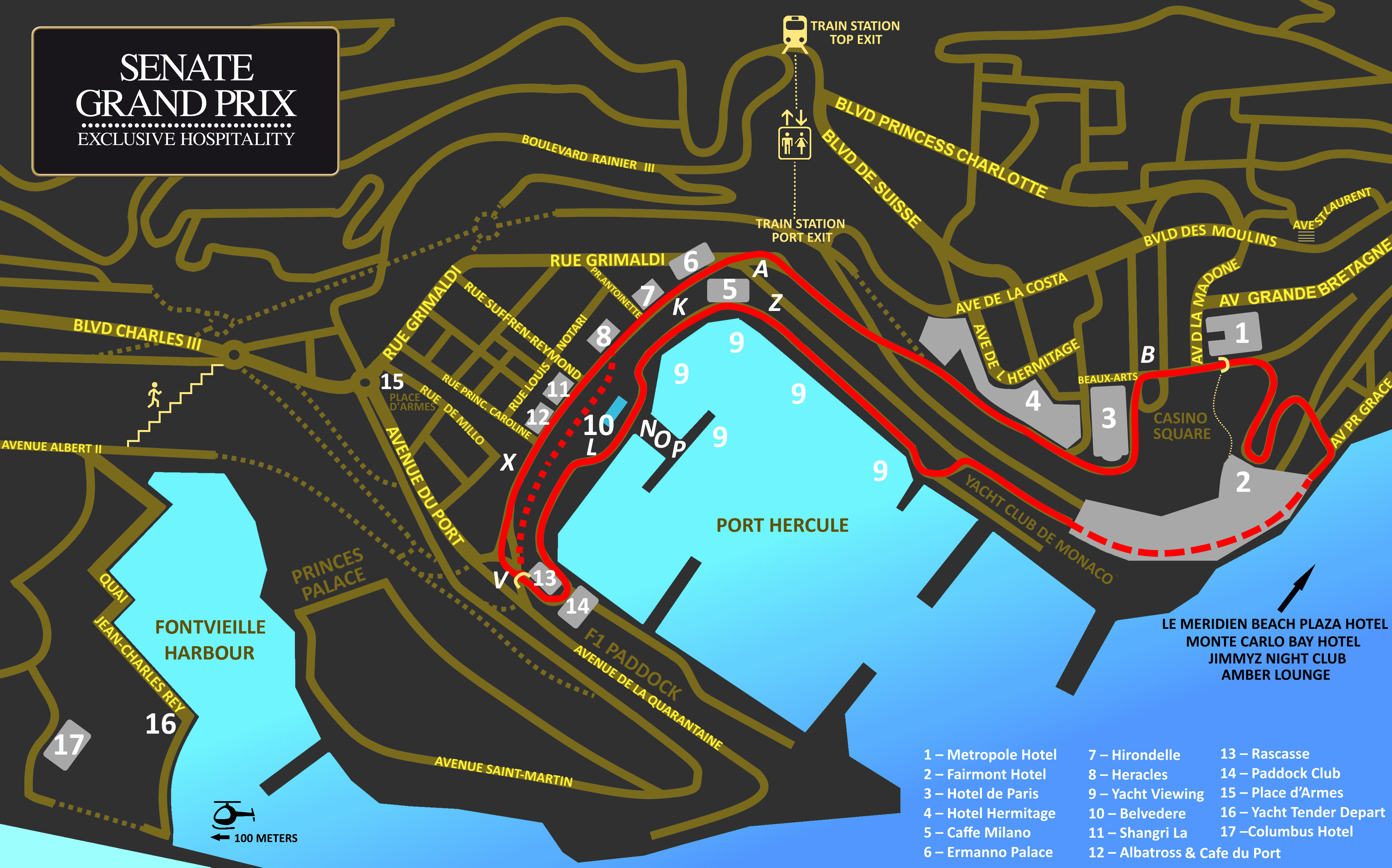 MonacoTrack Map